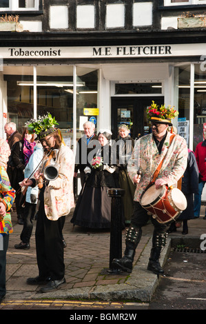 Street performers at the Leominster Victorian Market Stock Photo - Alamy