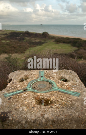 Ordnance Survey Cartography Trig Point Trigonometry Stock Photo - Alamy