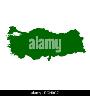 Turkey - map Stock Photo - Alamy
