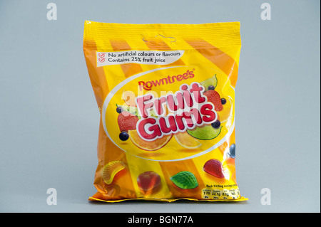 Close-up of a packet of Rowntrees Fruit Pastilles Stock Photo - Alamy