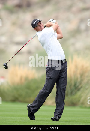 LA QUINTA, CA - JANUARY 21: Doc Redman plays his second shot on the ...