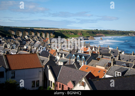 Buckie Moray Scotland UK Town Sea Harbour Roofs Stock Photo - Alamy