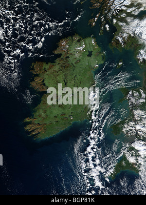 Ireland, satellite image Stock Photo - Alamy