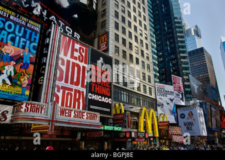 BROADWAY ADS for West Side Story, South Pacific, Terminator and Chicago ...