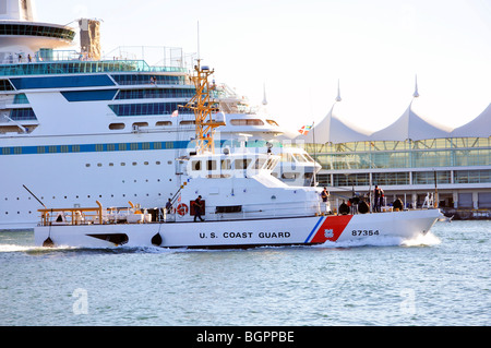 US Coast Guard, Miami port, Florida, USA Stock Photo - Alamy