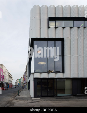 the quarterhouse folkestone alison brooks architects facade perforated ...