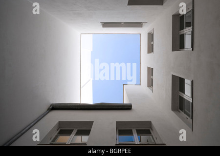 ZAIDA BUILDING - PATIO HOUSE, GRANADA, SPAIN, ALVARO SIZA Stock Photo ...