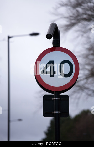 Traffic signs, speed limit, 40 km/h, traffic, traffic sign, road sign ...