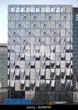 trutec office building, seoul, korea - entrance lobby and staircase ...