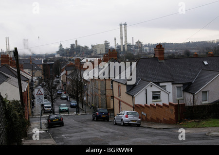Dow Corning chemical factory, Barry, Wales, UK, Great Britain Stock ...