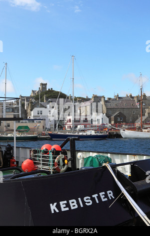 Lerwick Harbour, Shetland Islands, GB, United Kingdom, Scotland, N 60 9 ...