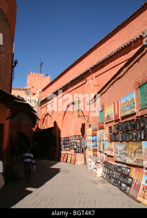 Mouassine Mosque @ Rue Mouassine, Marrakech, Morocco Stock Photo - Alamy