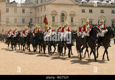 Guard at Horse Guards Parade, Whitehall, Westminster, London, England ...