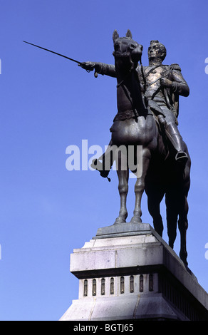 Simon Bolivar Statue. La Paz, Bolivia Stock Photo - Alamy