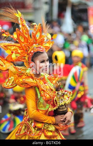 Sinulog Queen with Sto. Nino Cebu City Philippines Stock Photo - Alamy