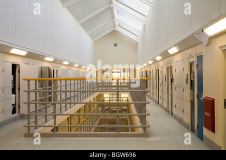 high down prison cell block interior Stock Photo - Alamy