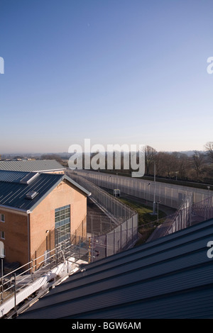 high down prison construction of new cell block Stock Photo - Alamy