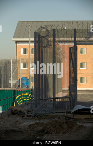 high down prison new cell block Stock Photo - Alamy