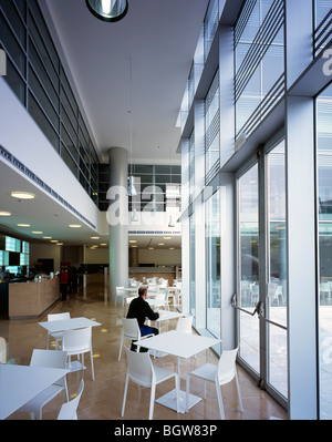 deusto-crai university library inteior view of basement cantine Stock ...