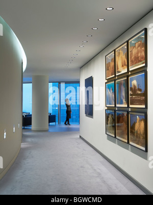 rencap offices moscow, corridor with pictures Stock Photo - Alamy