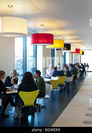guardian offices kings place, canteen counter Stock Photo - Alamy