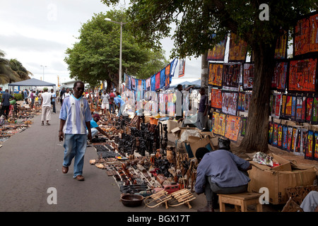 Artisan market in Maputo, Mozambique, East Africa Stock Photo: 27630971 ...