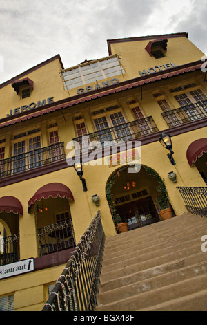 The Asylum Restaurant, Jerome Grand Hotel, in the mining town of Jerome ...