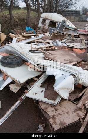 caravan caravans smashed up old vans camping camper campervans camp ...