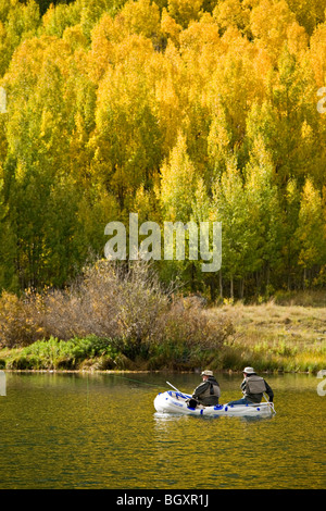 Crystal Lake in autumn near Ouray, Colorado Stock Photo - Alamy