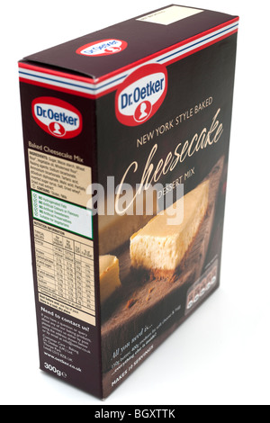Box of Dr. Oetker cheesecake mix Stock Photo - Alamy