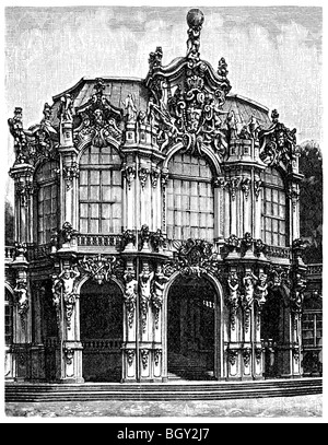 Zwinger in Dresden, , (art history book, 1887), Zwinger zu Dresden ...