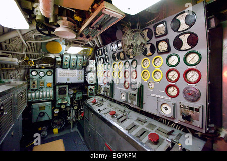 Inside the Growler submarine at the USS Intrepid Sea & Air Museum, New ...