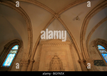 Cenacle Last Supper Room Crusader Building Jerusalem Israel. Site of ...