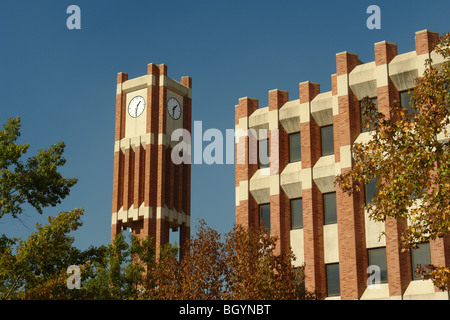 Norman, OK, Oklahoma, University of Oklahoma, Clock Tower Stock Photo ...