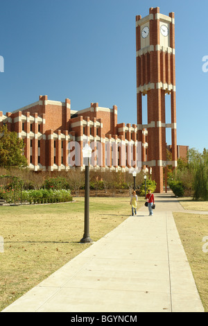 Norman, OK, Oklahoma, University of Oklahoma, Clock Tower Stock Photo ...