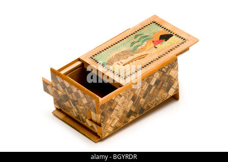 chinese wooden puzzle box Stock Photo - Alamy