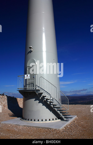 Maintenance Door to a wind turbine Stock Photo: 19258503 - Alamy