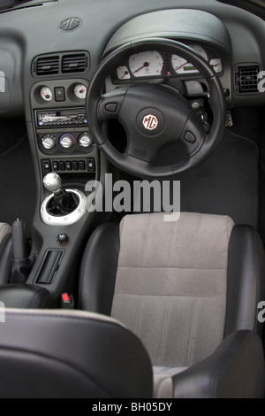 An MGTF car interior Stock Photo - Alamy