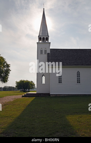 The restored St. Antoine de Padoue Church at Batoche Stock Photo - Alamy