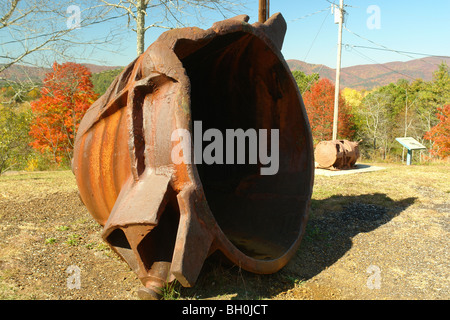 Ducktown, TN, Tennessee, Ducktown Basin Museum, copper mine Stock Photo ...