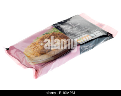 Cheese and Bacon Crispbakes Stock Photo - Alamy
