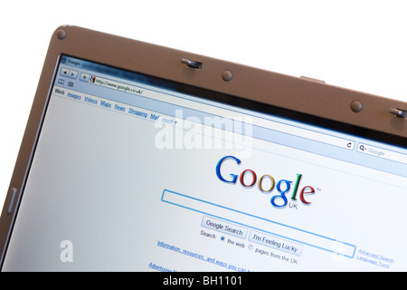 Google search engine website shown on modern laptop Stock Photo - Alamy