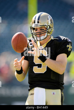 Drew Brees #9 of the New Orleans Saints Stock Photo - Alamy