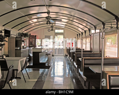 Table and Booths at an Americana Diner Stock Photo - Alamy