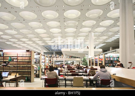 Interior view of the Berlin State Library, Berlin, Germany, Europe ...