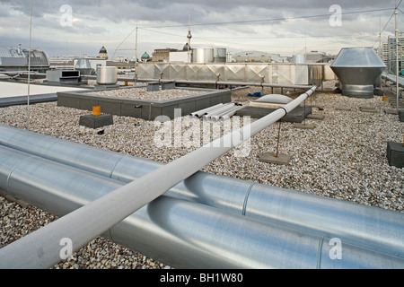 High rise building with air-conditioning units, Rio de Janeiro, Brazil ...