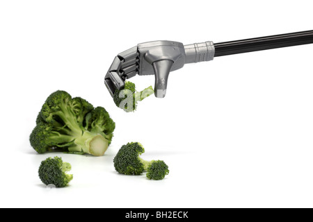 broccoli Robot grab food hand arm fingers finger hold holding delicate ...