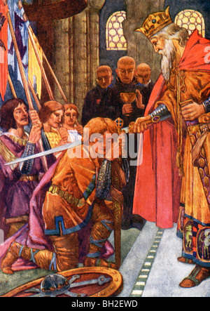 Siegfried, the famed hero of German mythology and son of King Siegmund ...