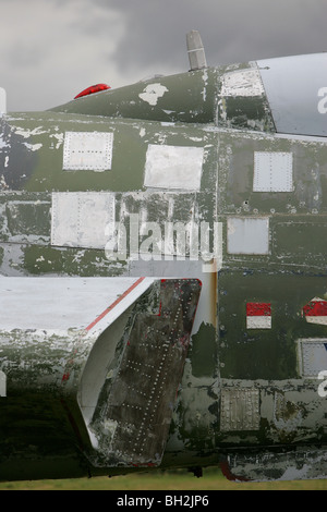 JET FIGHTER AIRCRAFT FUSELAGE RESTORATION MUSEUM Stock Photo - Alamy