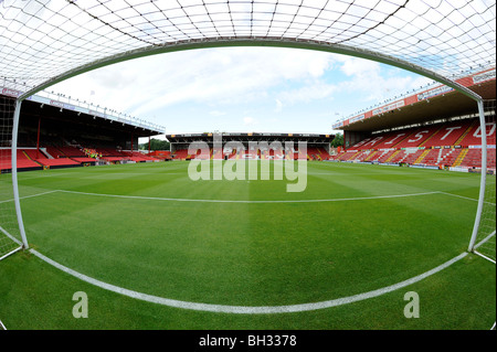 Seating inside Ashton Gate Stadium home of Bristol City Football club ...
